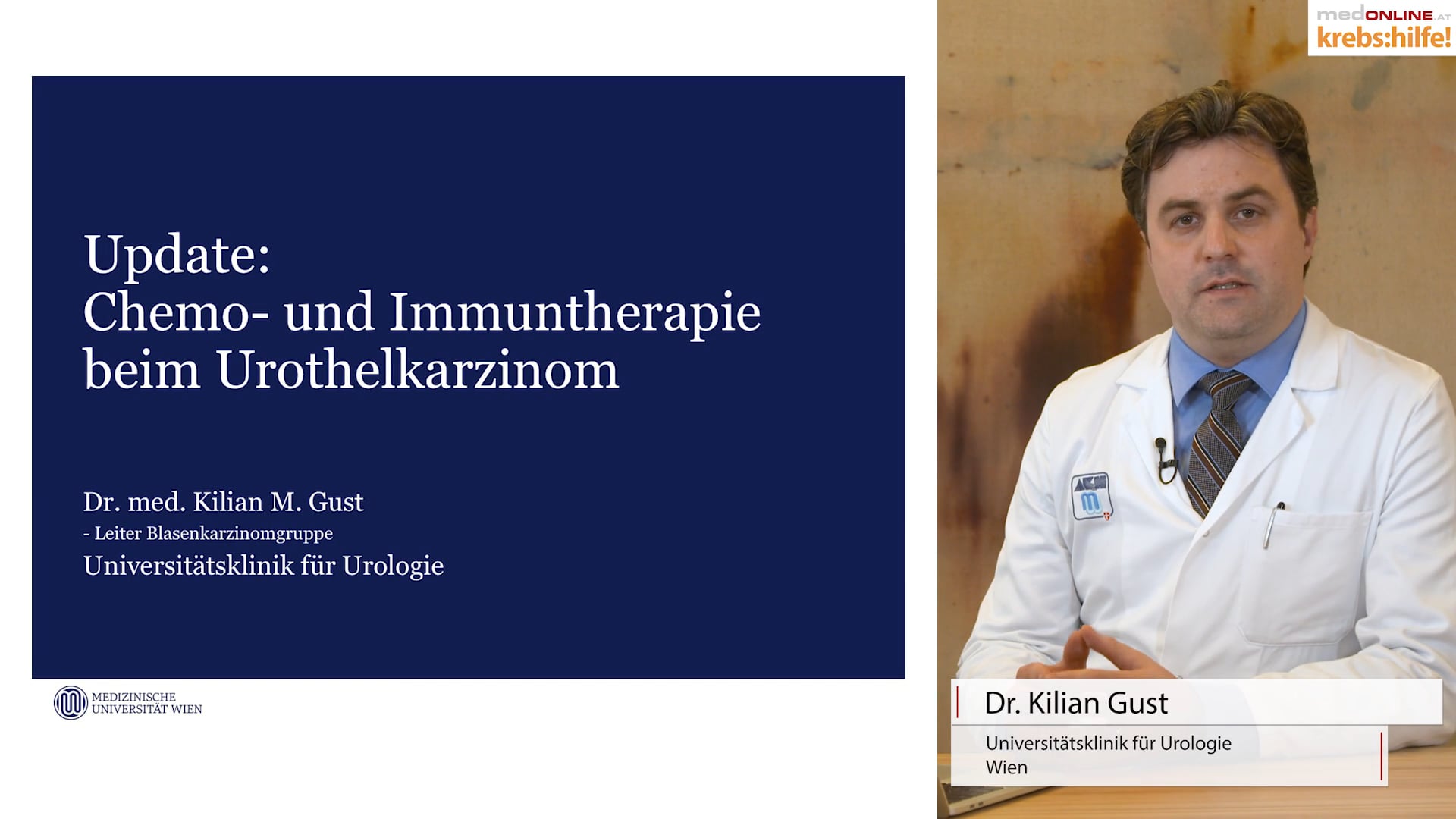 Webinar with Dr. Kilian Gust about immunotherapy for urothelial cancer